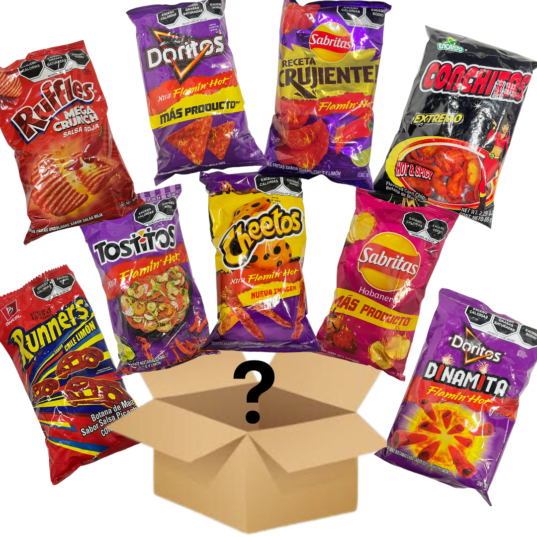 Mystery Spicy Mexican Chip Box 5ct. – Chilitoloco